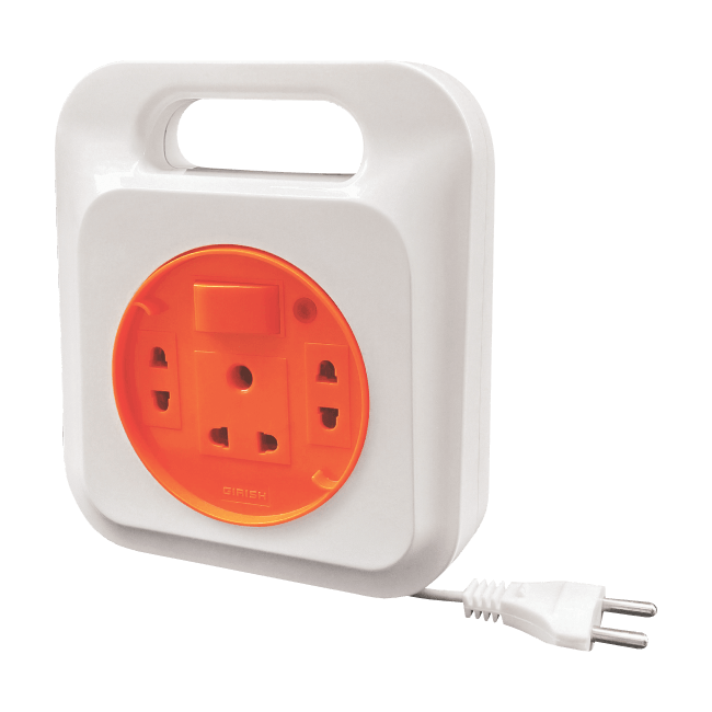 Pearl 2-Core 8 Yards Flex Box Power Strip | Girish Switches